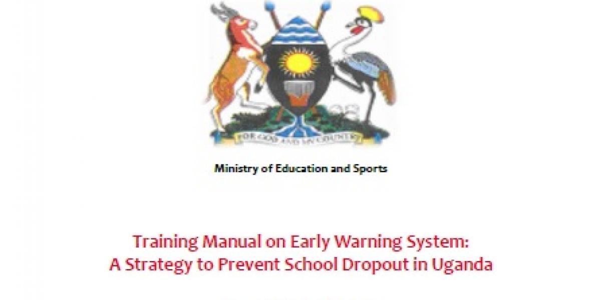 Training Manual On Early Warning System: a strategy to prevent school ...